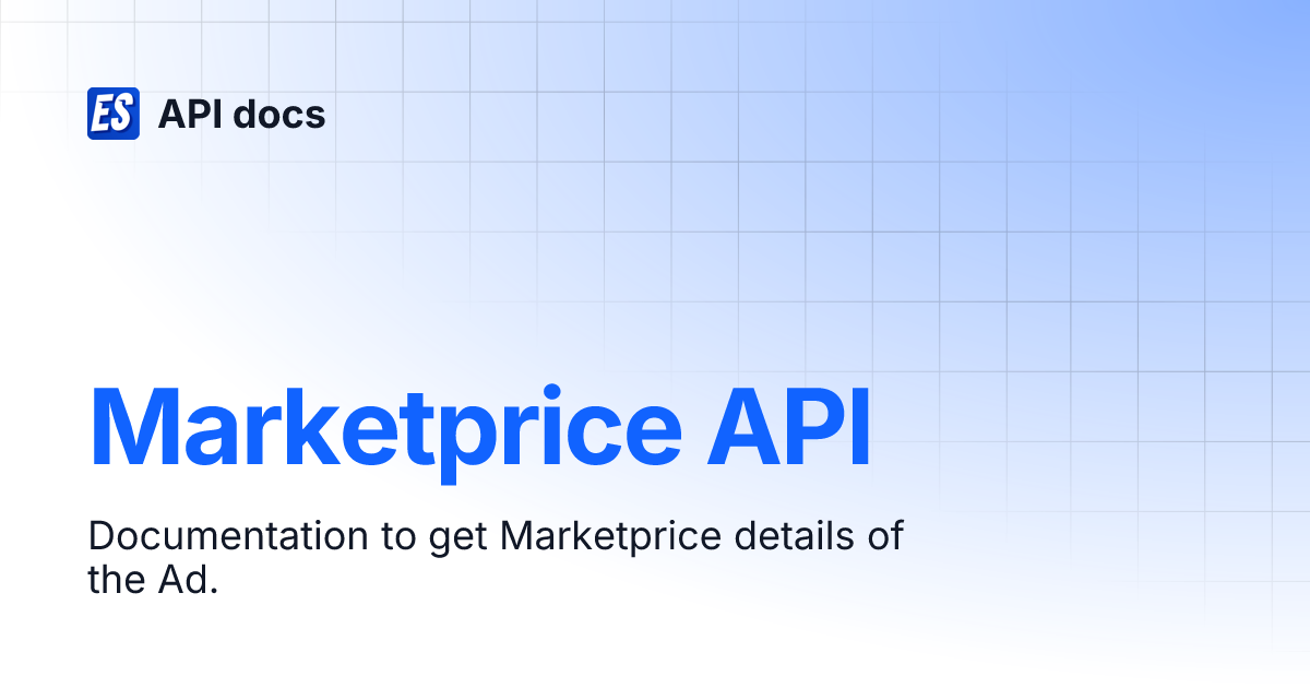 Marketprice API | API docs